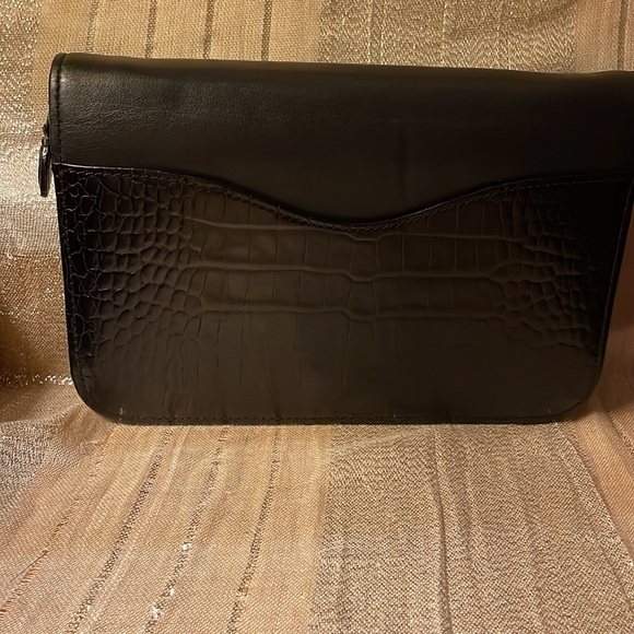 Brighton | Office | Brighton Black Leather Binder Snake Skin Pattern ...